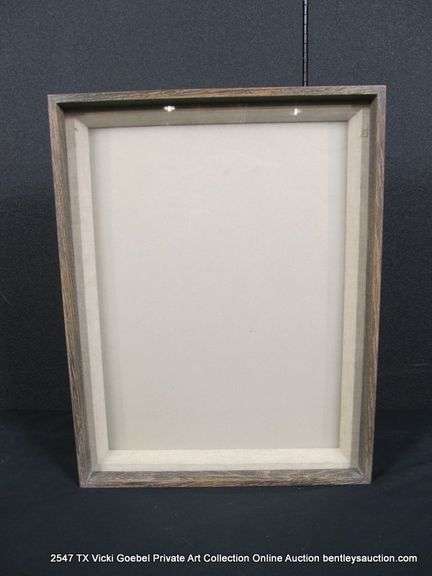 RUSTIC WEATHERED OAK CASE FRAME 14 X 18 - Bentley & Associates, LLC