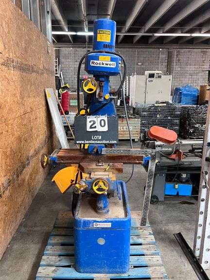ROCKWELL MILLING MACHINE - BROKEN HANDLE - APS# 501562 - Bentley ...