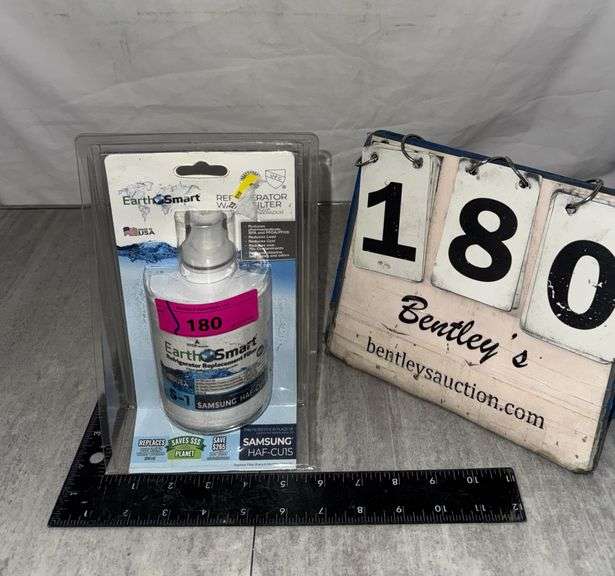 EARTHSMART REFRIGERATOR WATER FILTER S-1 - Bentley & Associates, LLC