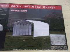 METAL GARAGE MODEL: K2030, 20' X 30' - Bentley & Associates, LLC