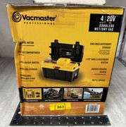 VACMASTER PROFESSIONAL 4 GALLON, 20V CORDLESS WET/DRY VAC MODEL ...