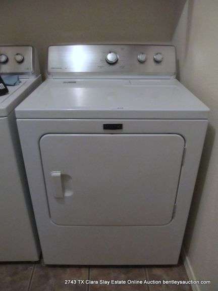 MAYTAG CLOTHES DRYER MODEL: MEDC215EW1 - Bentley & Associates, LLC