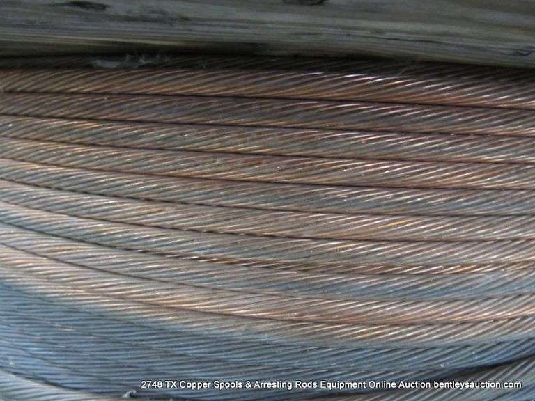 7/0 AWG 5/8” DIAMETER BRAIDED COPPER GROUNDING WIRE ~ 3250 POUNDS GROSS ...