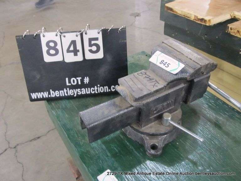 LARIN 4" X 4" BENCH TOP METAL VISE - Bentley & Associates, LLC
