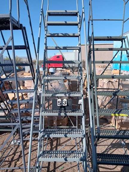 COTTERMAN 12' DOUBLE WORK PLATFORM LADDER - Bentley & Associates, LLC