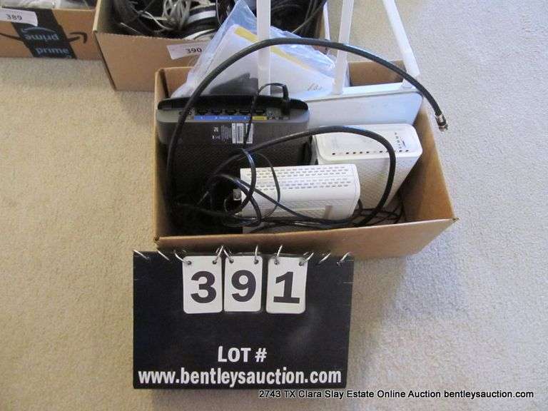 BOX: ASSORTED CABLE MODEMS, WIRELESS ACCESS POINTS - Bentley ...