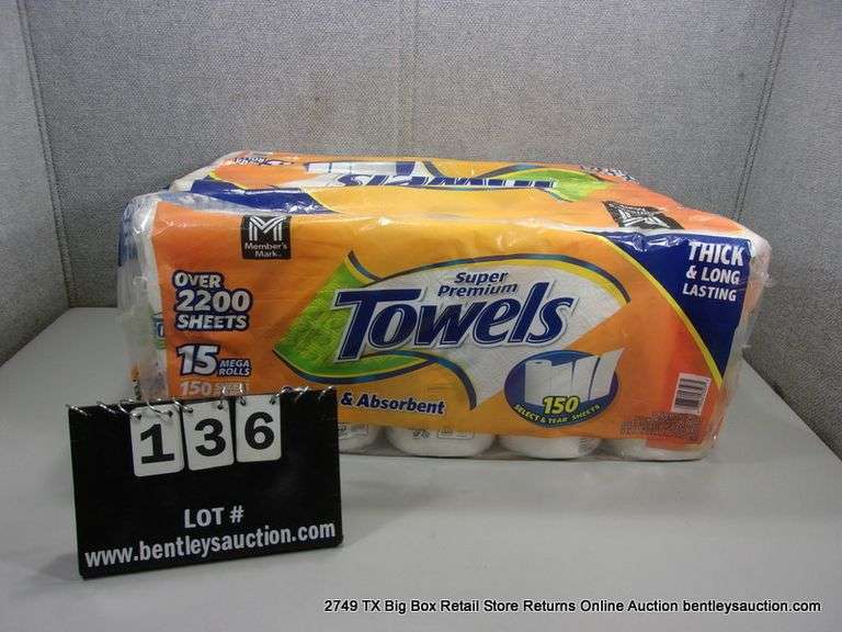 MM SUPER PREMIUM TOWELS (15 MEGA ROLLS) - Bentley & Associates, LLC