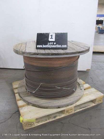 7/0 AWG 5/8” DIAMETER BRAIDED COPPER GROUNDING WIRE ~ 3250 POUNDS GROSS ...