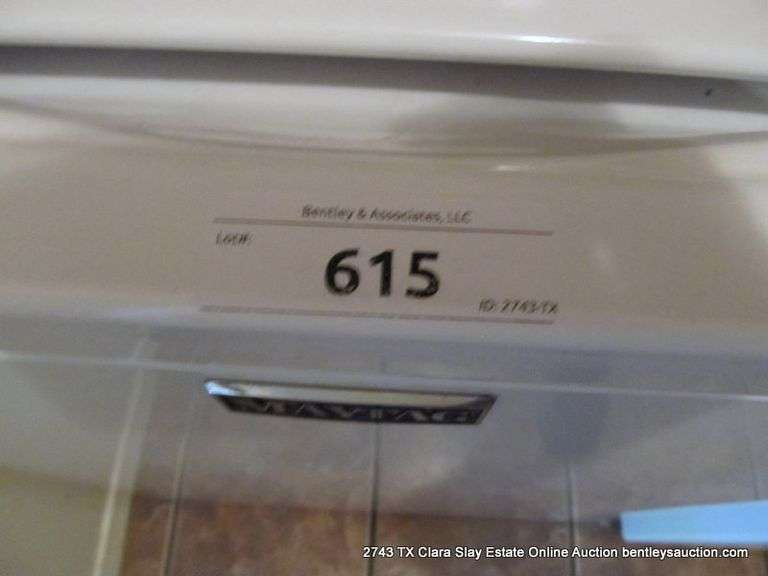 MAYTAG WASHING MACHINE MODEL: MVWC415EW1 - Bentley & Associates, LLC