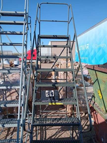 GILLIS 10' DOUBLE WORK PLATFORM LADDER - Bentley & Associates, LLC