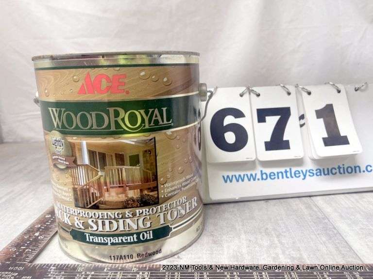ACE WOOD ROYAL DECK & SIDING TONER TRANSPARENT OIL REDWOOD, 1 GALLON ...