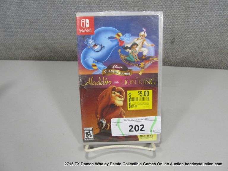 NINTENDO SWITCH GAME: DISNEY CLASSIC GAMES: ALADDIN, THE LION KING ...