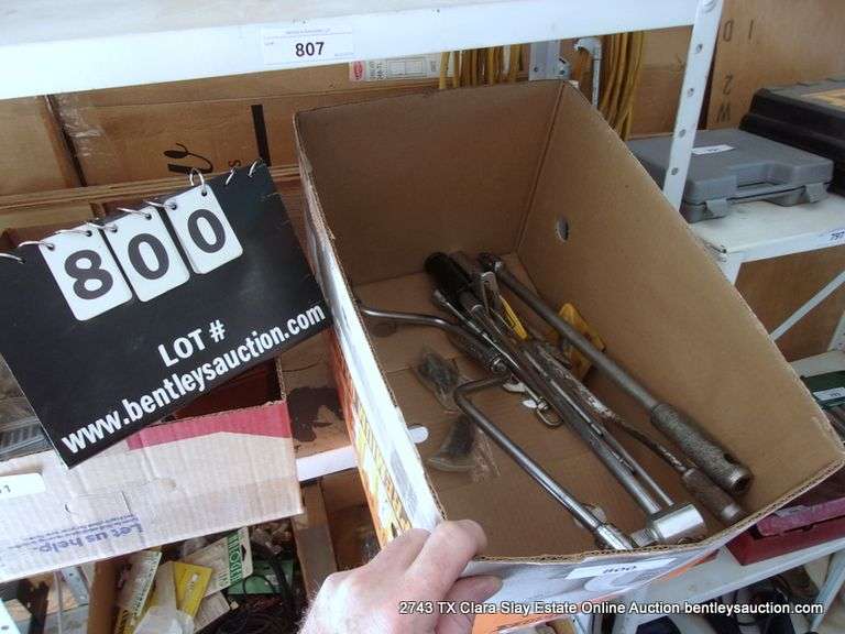 BOX: TORQUE WRENCH, EXTENSIONS, WRENCHES - Bentley & Associates, LLC