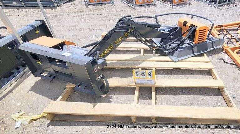 2025 LANDHONOR ABC-13-125A SKID STEER ARTICULATING BRUSH CUTTER, S/N HL ...