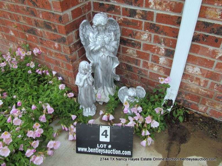 LOT: (3) ANGEL STATUES - Bentley & Associates, LLC
