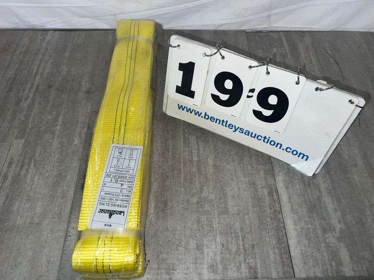 2025 LANDHONOR WEBBING SLING-YELLOW - Bentley & Associates, LLC