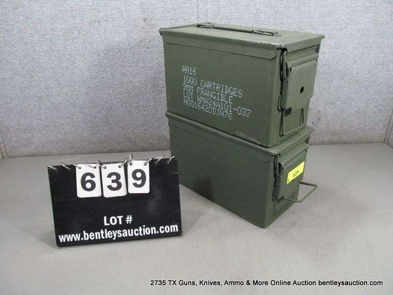 MK255 GREEN METAL AMMO CANS - 12" X 7" X 6" (2X MONEY) - Bentley ...