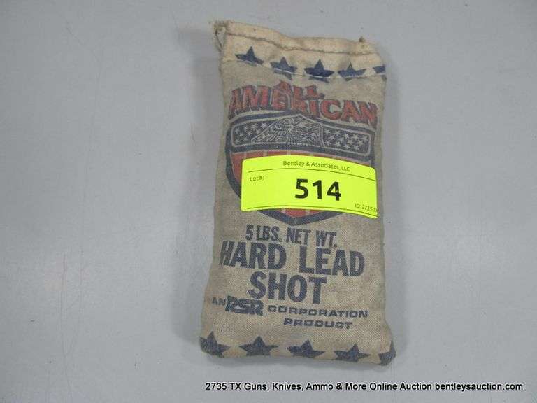 ALL-AMERICAN HARD LEAD SHOT - 5 # BAG - Bentley & Associates, LLC
