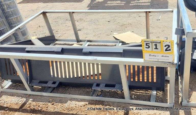 2025 LANDHONOR RSB-14-80W SKID STEER SCREENING BUCKET, S/N HL-00024 ...