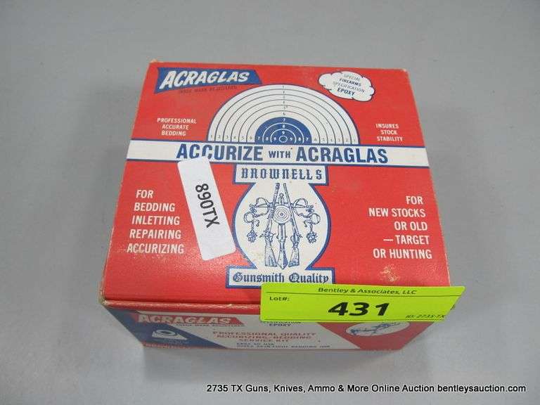 BROWNELLS ACRAGLAS STOCK BEDDING KIT - Bentley & Associates, LLC