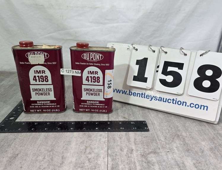 DUPONT SMOKLESS POWDER, IMR4198, 16 OZ (2X MONEY) - Bentley ...