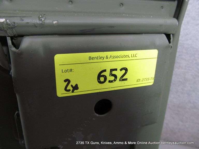 MK255 GREEN METAL AMMO CANS - 12" X 7" X 6" (2X MONEY) - Bentley ...