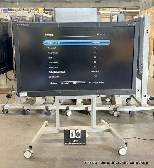 PROMETHEAN ACTIV PANEL 65" - POWERS ON - Bentley & Associates, LLC