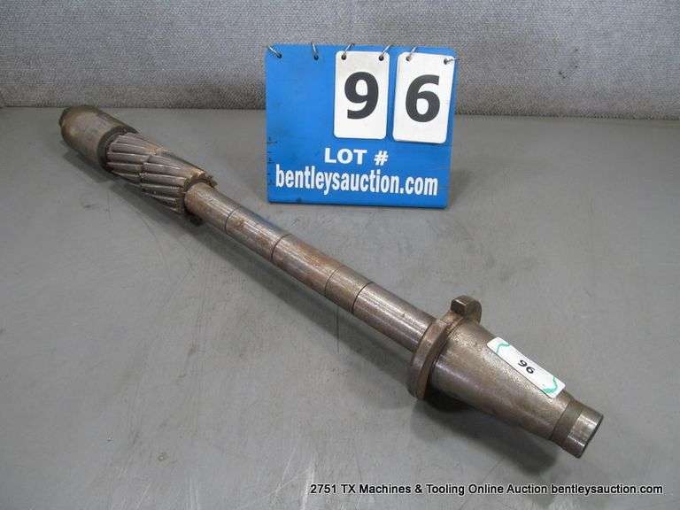 HORIZONTAL MILLING MACHINE ARBOR, 24" W/ TOOLS - Bentley & Associates, LLC