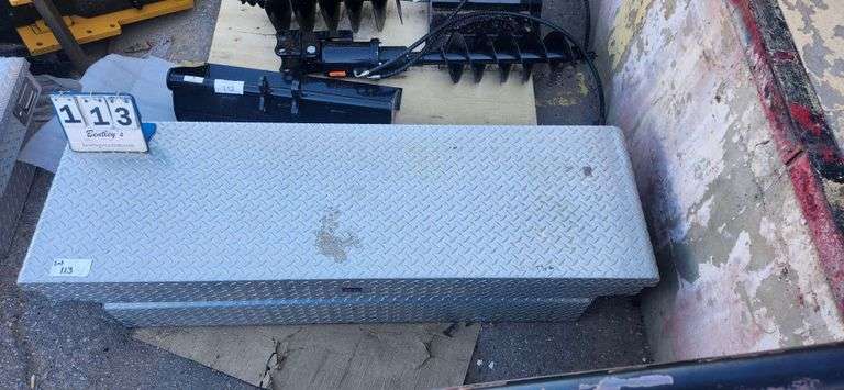 ALUMINUM DIAMOND PLATE TOOL BOX - Bentley & Associates, LLC