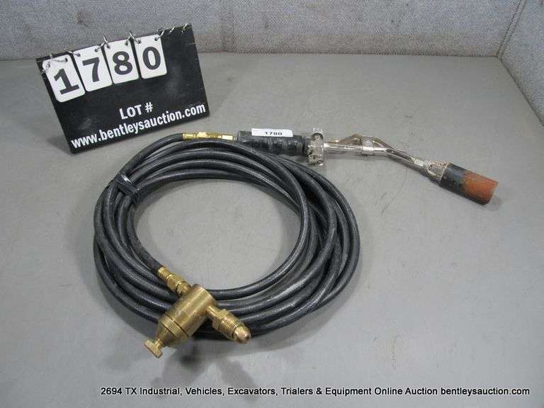 GOSS PROPANE WEED BURNER/TAR MELTING TORCH W/ GAS LINE - Bentley ...