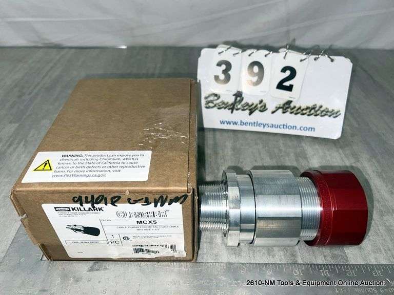 KILLARK MCX5 ALUMINUM CABLE CONNECTOR - Bentley & Associates, LLC