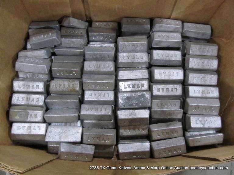 BOX LEAD INGOTS, 217.5 LBS - Bentley & Associates, LLC