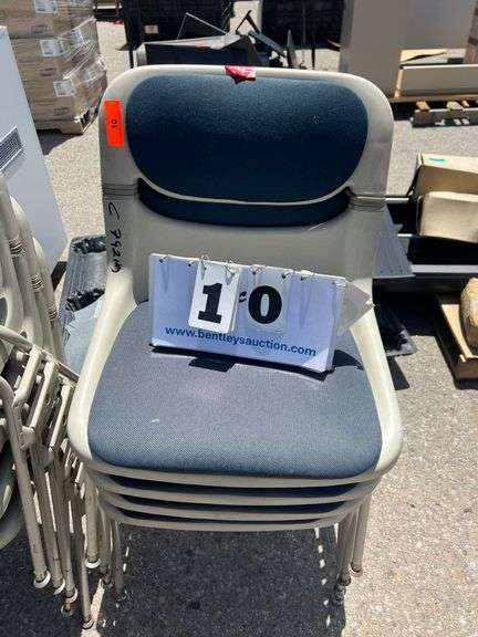 SET: (4) STACKABLE CHAIRS - Bentley & Associates, LLC