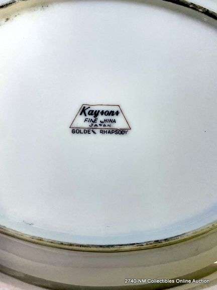 KAYSON'S "GOLDEN RHAPSODY" FINE CHINA PLATES & SERVING BOWLS - Bentley ...