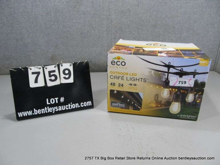 ECOSCAPES BY ENBRIGHTEN 48' OUTDOOR LED CAF STRING - Bentley ...