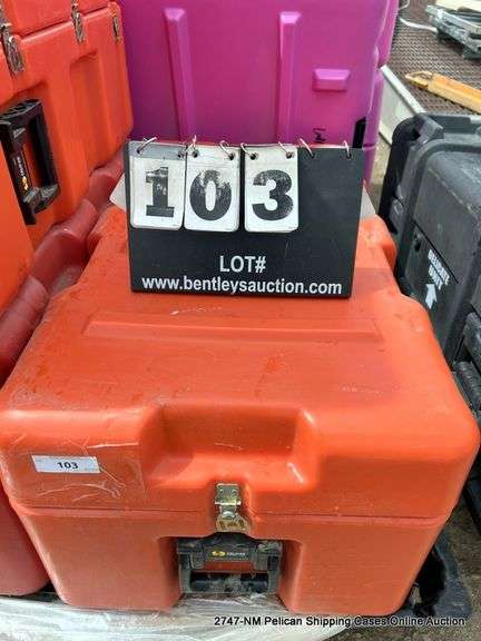 PELICAN HARDIGG HARD CASE, 36X20X16 - ORANGE - Bentley & Associates, LLC