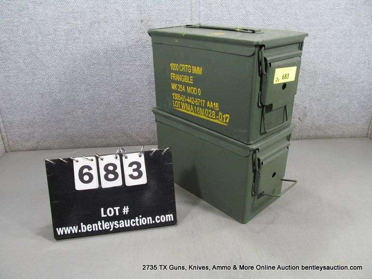 MK255 GREEN METAL AMMO CANS - 12" X 7" X 6" (2X MONEY) - Bentley ...