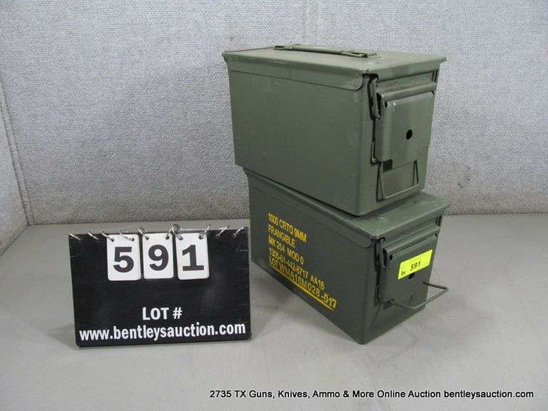MK255 GREEN METAL AMMO CANS - 12" X 7" X 6" (2X MONEY) - Bentley ...