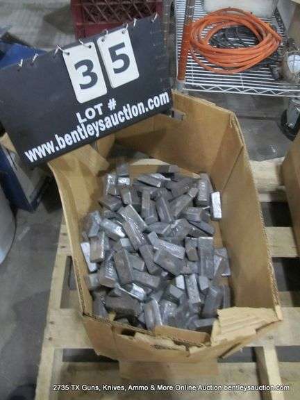 BOX: LEAD INGOTS, 142.0 LBS - Bentley & Associates, LLC