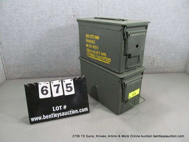 MK255 GREEN METAL AMMO CANS - 12" X 7" X 6" (2X MONEY) - Bentley ...