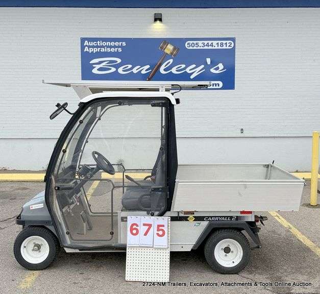 2014 CLUB CAR LOW SPEED VEHICLE CARRYALL II 3,205.5 MILES - Bentley ...