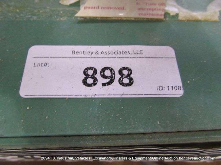 GREEN HITACHI TABLE SURFACE PLANAR ~ 12-1/2” - Bentley & Associates, LLC