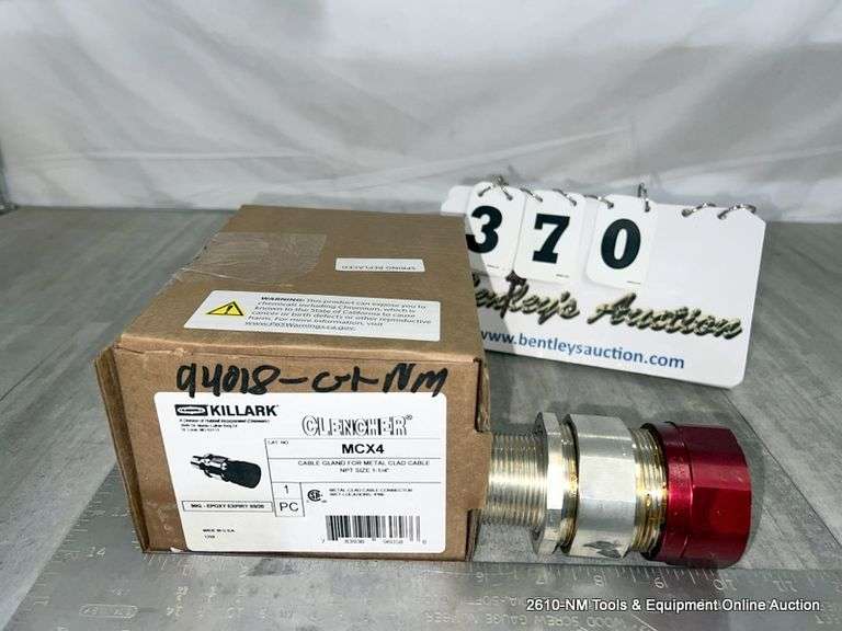 KILLARK MCX4 ALUMINUM CABLE CONNECTOR - Bentley & Associates, LLC