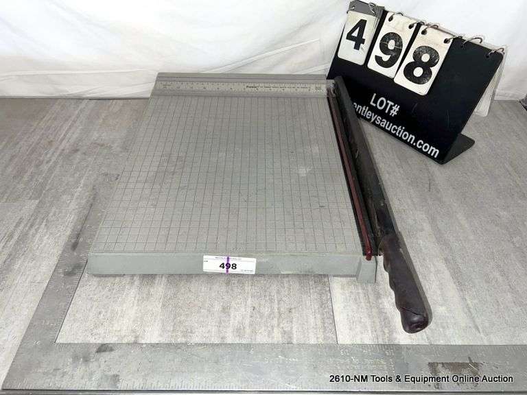 PREMIER DESK PAPER CUTTER - Bentley & Associates, LLC