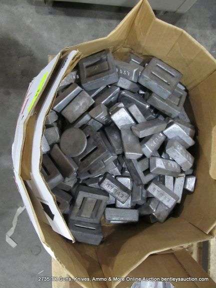 BOX: LEAD INGOTS, 201.5 LBS - Bentley & Associates, LLC