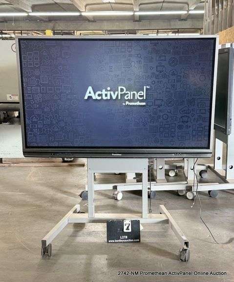 PROMETHEAN ACTIV PANEL 70" - POWERS ON - Bentley & Associates, LLC