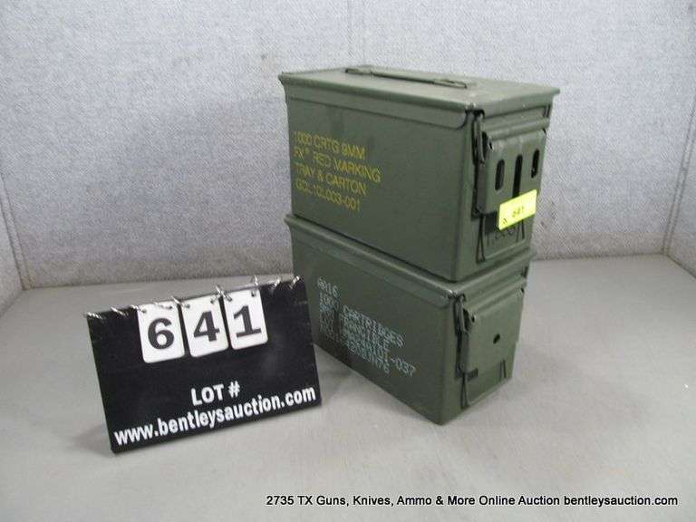 MK255 GREEN METAL AMMO CANS - 12" X 7" X 6" (2X MONEY) - Bentley ...