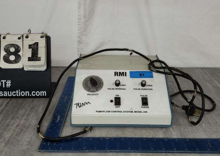 RMI 249 PUMP/FLOW CONTROL SYSTEM - Bentley & Associates, LLC