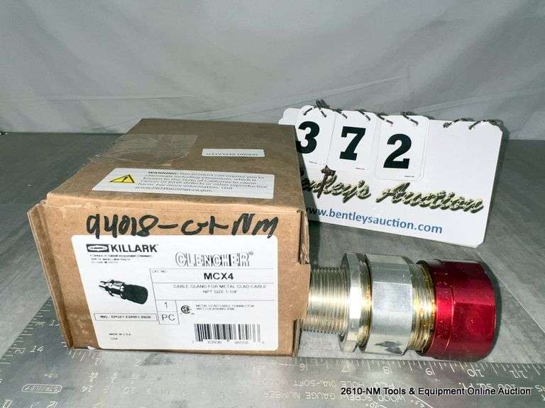 KILLARK MCX4 ALUMINUM CABLE CONNECTOR - Bentley & Associates, LLC