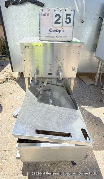 PITCO FRIALATOR INC PORTABLE FRYER OIL FILTER MACHINE MODEL: MEA228-94E ...